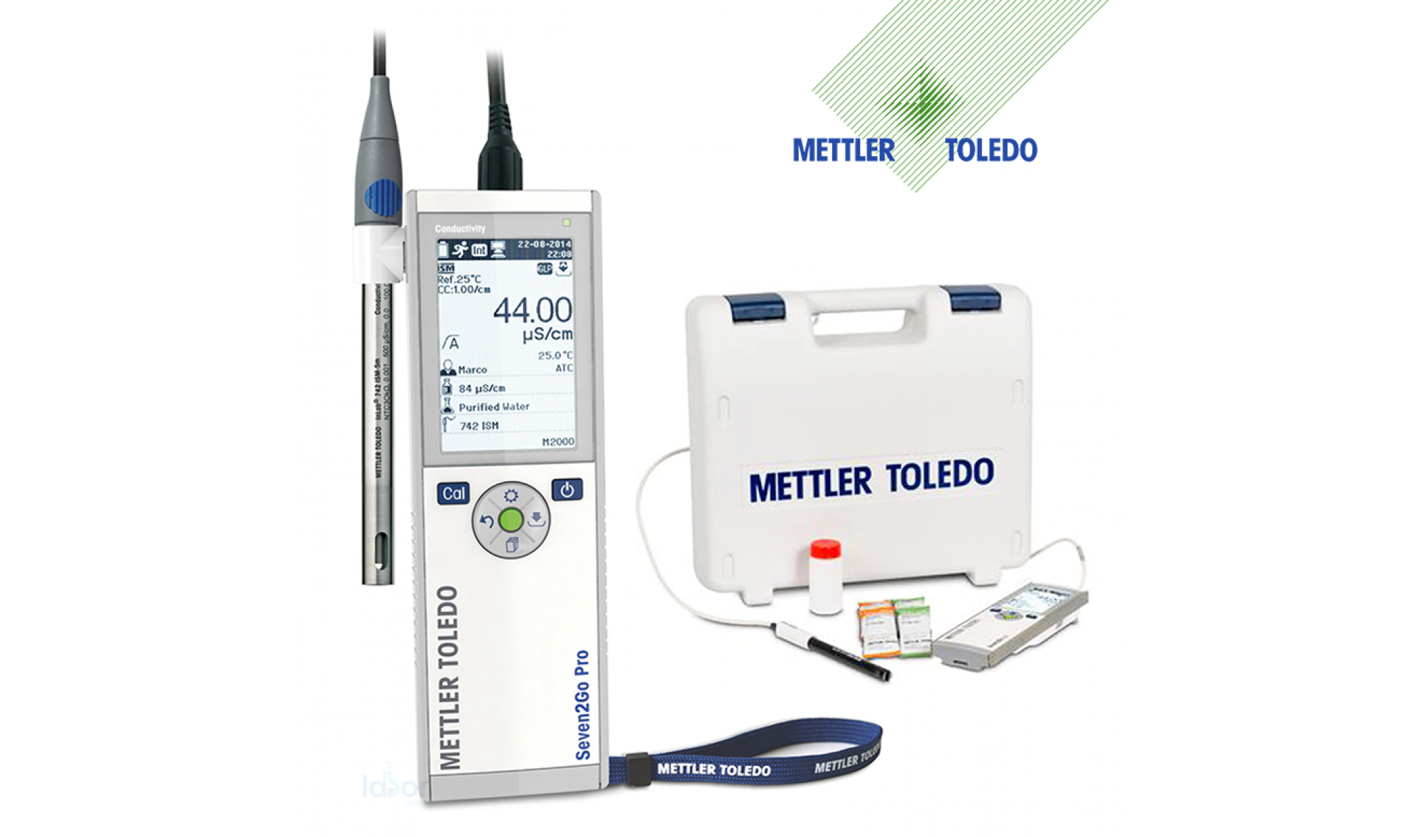METTLER TOLEDO Seven2Go İletkenlik Ölçer S7 Kiti ve Inlab 738-ISM IP67 ...