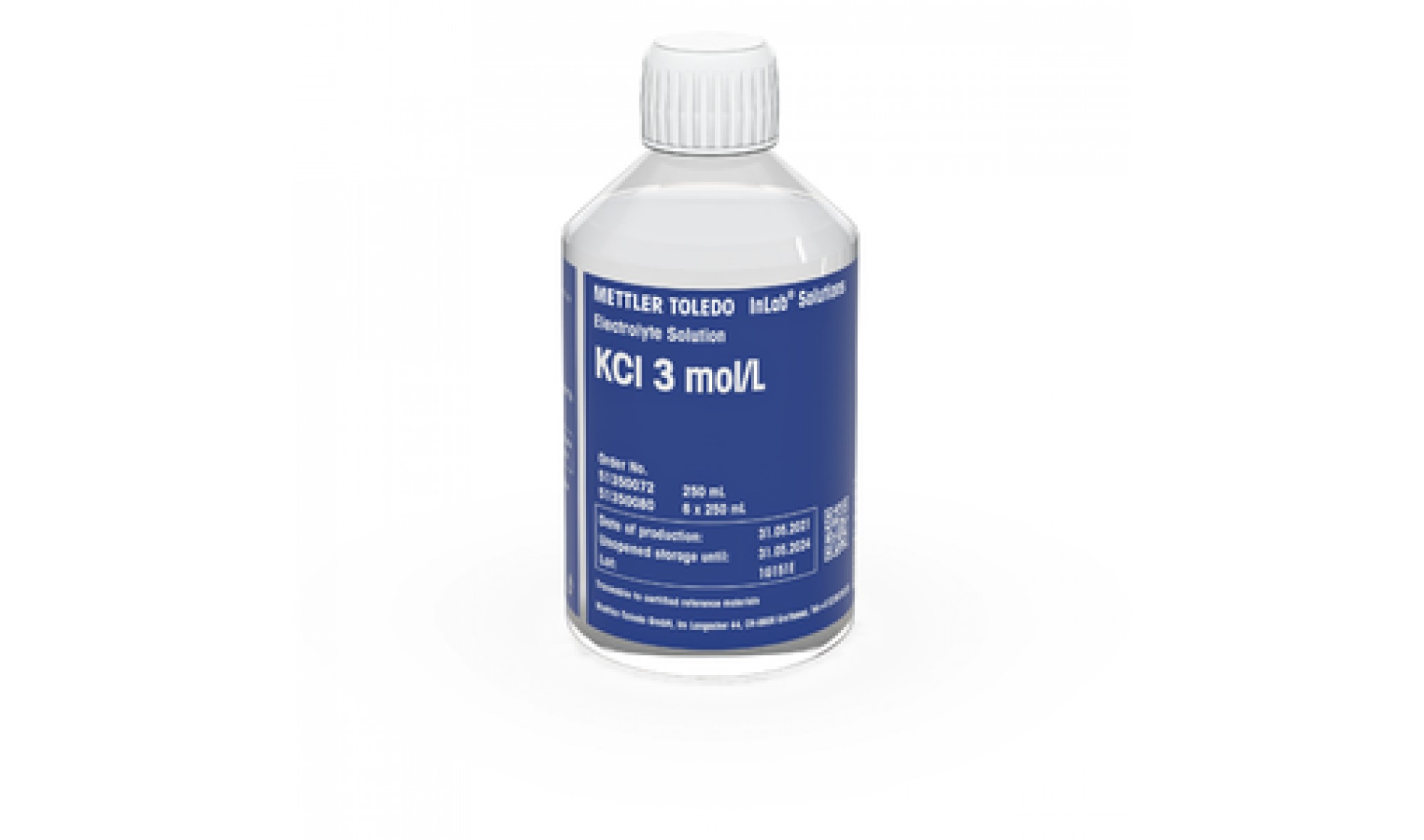 Mettler Toledo 51350072 Elektrolit KCl 3M 250 mL Şişe - 51350072Hemen ...