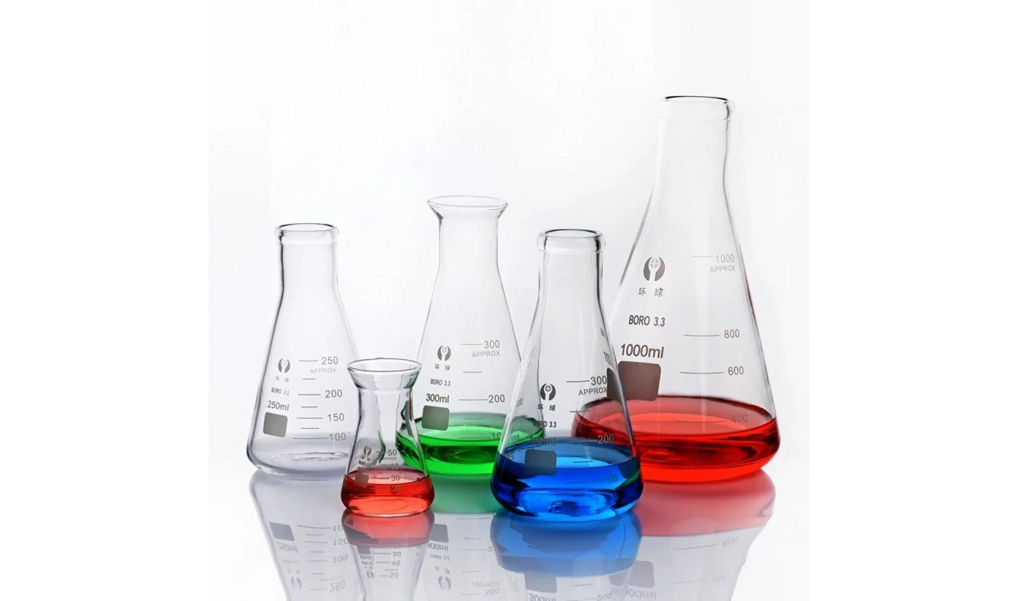 Erlen Cam 1000 ml Dereceli Geniş Boyunlu | Laboratuvar Cam ...